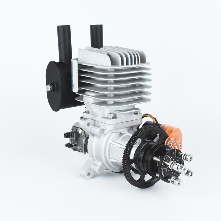 60cc-R Pro Gasoline Engine w/ Electric Starter; Spark Plug & Electroni ...