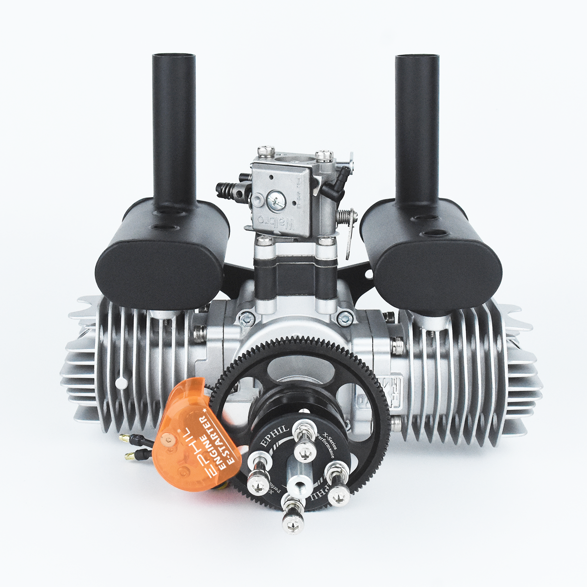 EPHIL X-Series 76cc-T Pro Gasoline Engine w/ E-Starter; Spark Plug & E ...